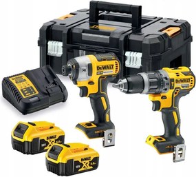 DeWalt Sada elektrického nářadí 18V 2x5Ah DCD796 DCF887 DCK266P2T Tstak