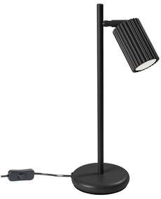 Černá stolní lampa (výška 43 cm) Gleam – Sollux
