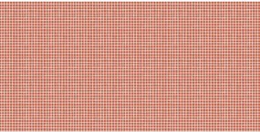 TODAY TERRA ROSA koberec 60x120 cm červené čtverečky