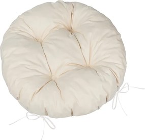 Bellatex Sedák Adéla prošívaný kulatý Béžová 40 cm, (průměr)