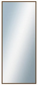 DANTIK - Zarámované zrcadlo - rozměr s rámem cca 50x120 cm z lišty Hliník hnědá | P269-211 (7269211)