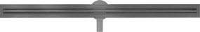 Mexen Flat 360° Slim sprchový žlab 160 cm, broušený grafit, 1E41160
