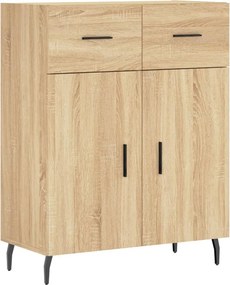 Skříň highboard dub sonoma 69,5 x 34 x 180 cm kompozitní dřevo 3200532
