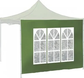 Cattara WINDOW zelená / Bočnice pro párty stan / 2x3 m / 420D / Voděod