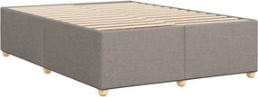 Rám postele bez matrace taupe 140 x 200 cm textil 3284740