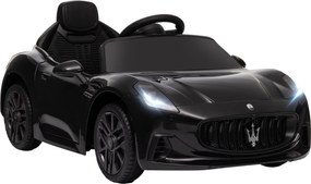 Dětské elektrické auto AIYAPLAY Maserati Gran Turismo Folgore, 12V s dálkovým ovládáním 2.4G, LED světla, hudba, klakson, MP3, auto pro děti od 3 do 5
