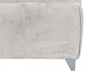Čalouněná postel ASTERIX - béžová 160 × 200 cm