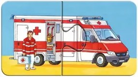 Ravensburger Moje první puzzle: Záchranáři / 9 x 2 dílků / od 2 let