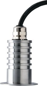 FAN LED-TREVIS-R7 Pochozí venkovní svítidlo LED TREVIS DC24 V 3 W RGB IP68 6,2x9,6 cm - FANEUROPE
