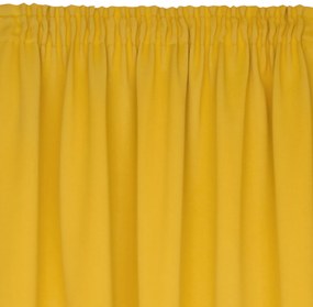 ZATEMŇOVACÍ ZÁVĚS NA PÁSCE BLACKOUT 135X270 CM HOŘČICOVÁ