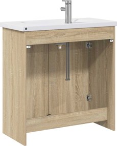 Sada koupelnového nábytku Dub sonoma 81 x 40 x 84,5 cm 3404360