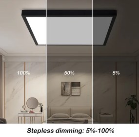 Brilagi-LED Stmívatelné koupelnové svítidlo FRAME SMART LED/50W/230V IP44 čer+DO