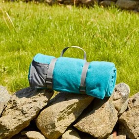 Pikniková fleecová deka Teal 145 x 145 cm Tweedmill