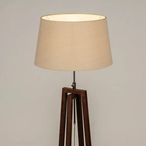 Stojací designová lampa Paola Taupe and Dark Brown