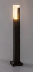 Rabalux Černý zahradní LED sloupek Darvas 7W IP54 60cm CCT 77128