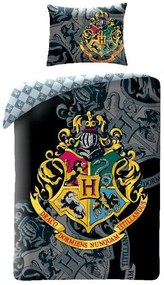 Povlečení Harry Potter black Bavlna, 140/200, 70/90 cm