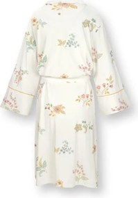 Pip Studio Naomi kimono Blossom Chique, bílý (Kimono z měkké strečové viskózy)