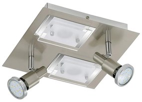 Briloner Briloner 2879-042 - LED Stropní svítidlo COMBINATA 2xGU10/3W + 2xLED/5W/230V BL0381