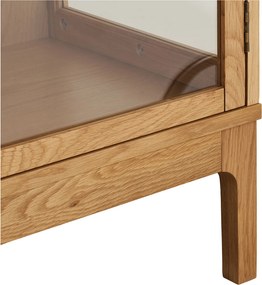 House Nordic Prosklený kabinet ZAMORA 126x90cm dub 3001501