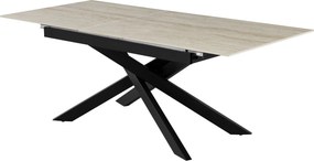 XXXLutz JÍDELNÍ STŮL, černá, béžová, 200/90/76 cm MID.YOU - Jídelní stoly - 002857009401