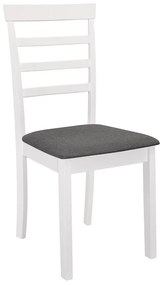 Jídelní čalouněná židle VILLACH bílá/šedá