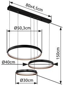 GLOBO HALLI 67193-55H Závěsné svítidlo