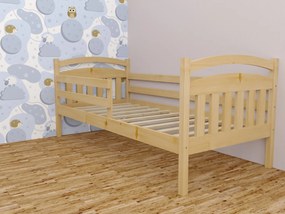 Vomaks Dětská postel DP 015 se zábranou Rozměr: 80 x 160 cm, Barva: barva růžová