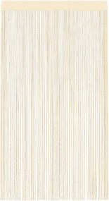 Provázkové záclony 2 ks 140 x 250 cm krémové 132403