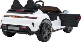 Elektrické autíčko Porsche Taycan Turbo S bílé