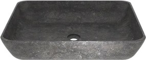 Indera Satis Black 62957 Umyvadlo z přírodního kamene