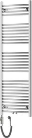 Mexen Ares, elektrické topné těleso 1500x500 mm + topná tyč 600 W, chromová, W102-1500-500-2600-01