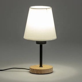 Brilagi - Stolní lampa NUBILA WOOD 1xE27/25W/230V dub/bílá