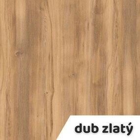 Skládací stůl 180 x 80 cm, dub zlatý