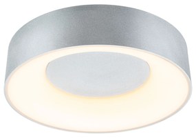 Paulmann 71094 Casca, koupelnové stropní svítidlo LED 16W White Switch, matný chrom, průměr 30cm, IP44