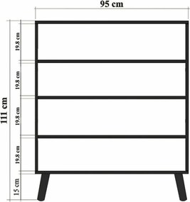 Skříňka Saka Green
