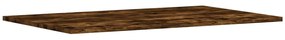Nástěnné police 4 ks kouřový dub 80x50x1,5 cm kompozitní dřevo - Default Title