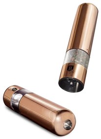 BERLINGERHAUS Mlýnek na pepř a sůl elektrický sada 2 ks Rosegold Metallic Line BH-1905