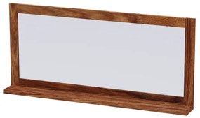 Indický nábytek - Zrcadlo Amba 60x130 z indického masivu palisandr Natural