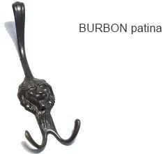 Rustikální věšák Burbon Varianta: BURBON patina