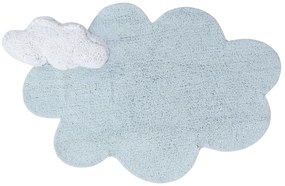 Bio koberec kusový, ručně tkaný Puffy Dream-110x170 mrak