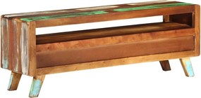 TV stolek vícebarevný 110x30x40 cm masivní recyklované dřevo 337063