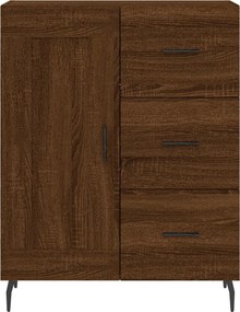 vidaXL Příborník 69,5 x 34 x 90 cm kompozitní dřevo [830283] Barva: hnědý dub