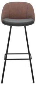 RIM Barová židle WINX 882.27 Barva podnože černá podnož GALERIE - Čalounění Rim LÁTKY 3 / MILTON, JET BIOACTIVE