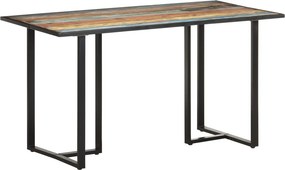Jídelní stůl 140 cm masivní recyklované dřevo 320692