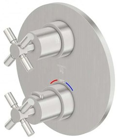 Steinberg 250 - Termostatická baterie pod omítku pro 2 spotřebiče, kartáčovaný nikl 250 4133 3 BN