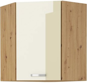 Kuchyňská skříňka Artisan 60x60 GN-72 1F (45°) Barva dvířek krémová lesk
