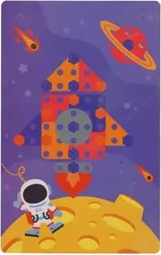 TEDDIES 3D stavebnice s vrtačkou v kufříku / 227 dílků / od 3 let
