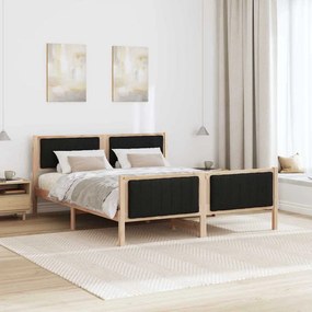 Rám postele Hnědo-černá 150 x 200 cm Masivní borovicové dřevo 3394315