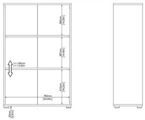 Tvilum Knihovna Sigal 585 jackson hickory