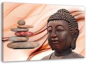 Obraz na plátně Buddhovy kameny - 90x60 cm